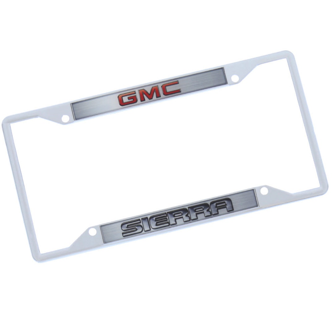 Gmc Sierra License Plate Frame chrome - Etsy
