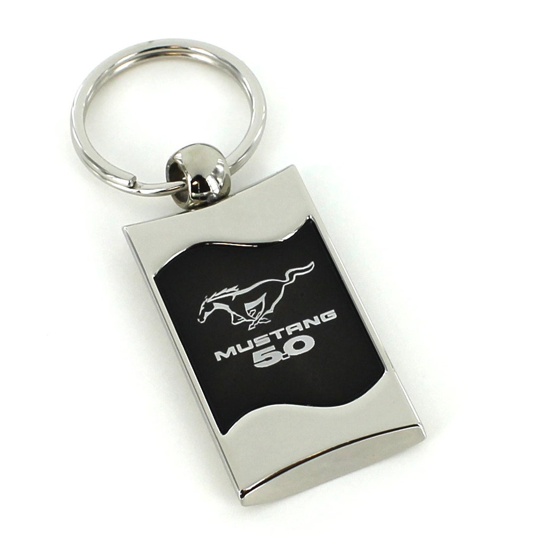 Ford Mustang 5.0 Key Ring black - Etsy