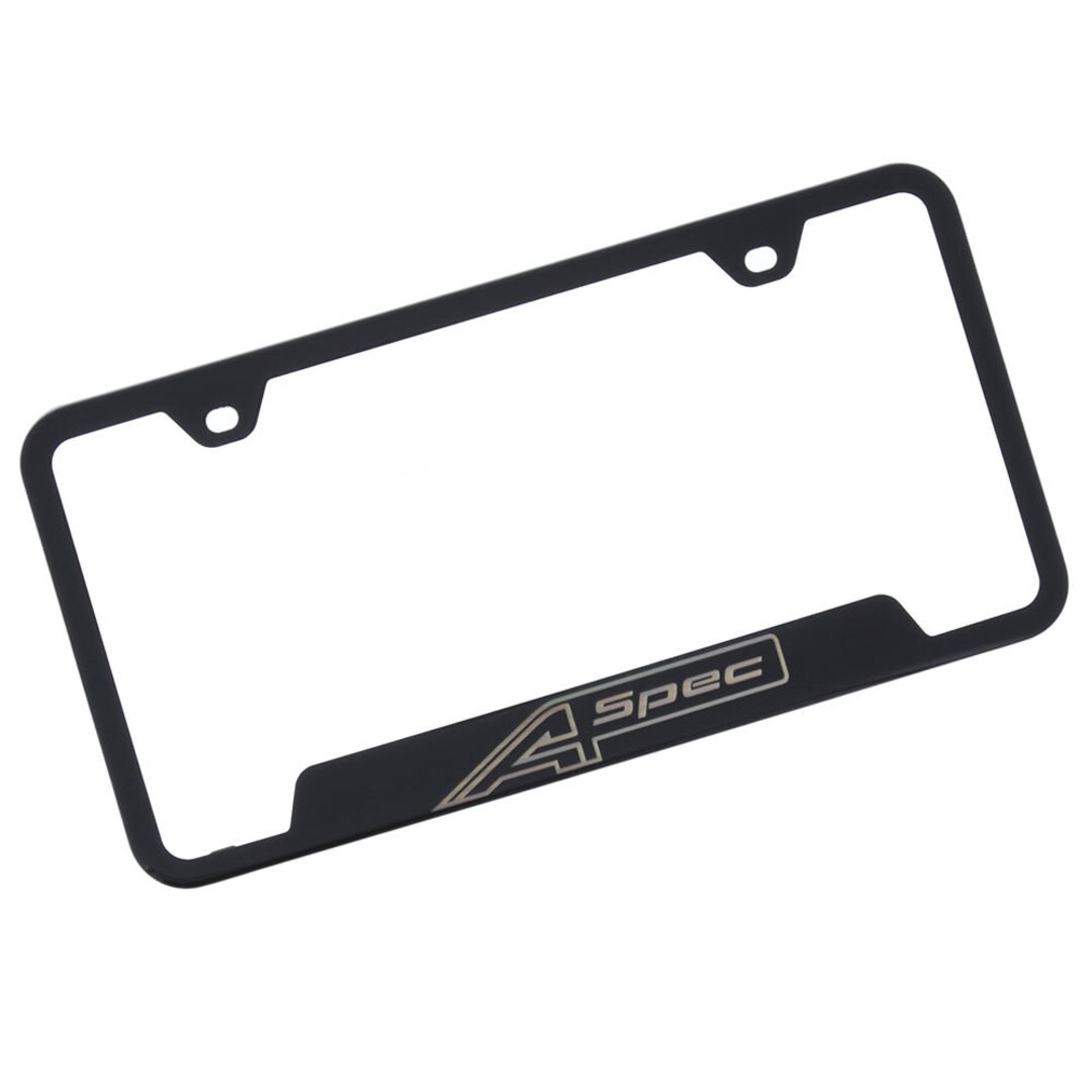 Acura A-spec License Plate Frame black - Etsy
