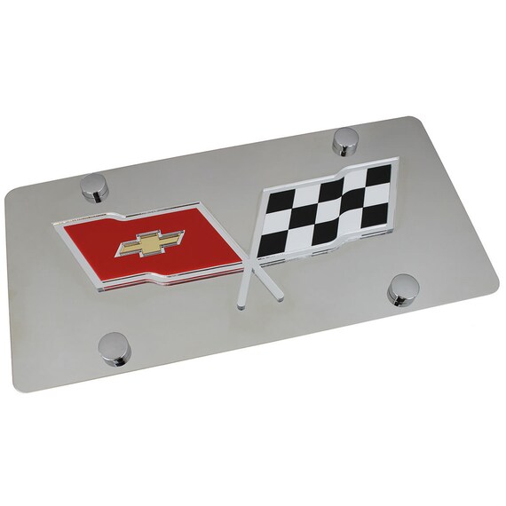 Chevy Corvette C3 Logo License Plate chrome - Etsy