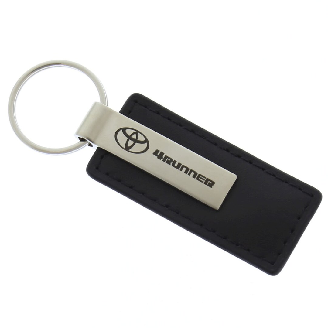Toyota 4runner Leather Keychain black - Etsy