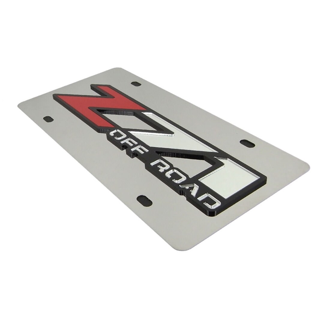 Chevy Z71 off Road Logo License Plate chrome - Etsy
