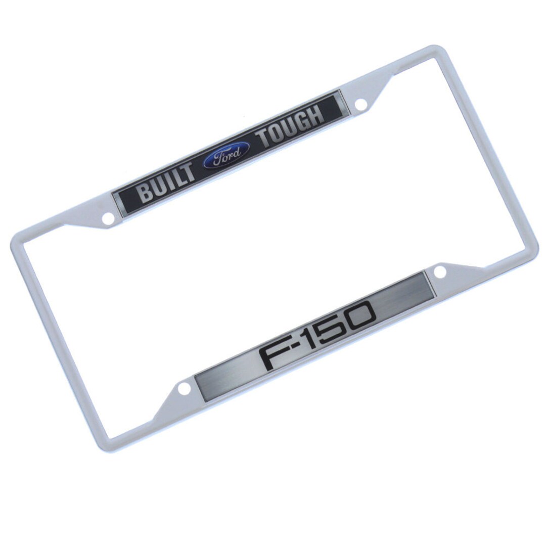 Ford Built Tough F150 License Plate Frame chrome - Etsy