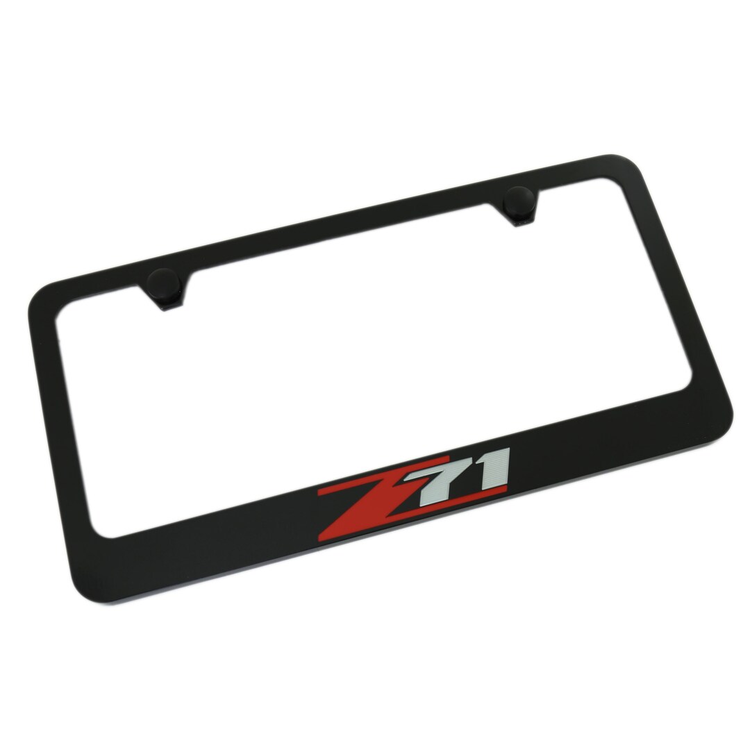 Chevy Z71 License Plate Frame black - Etsy