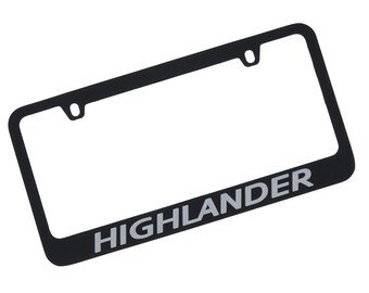 Toyota Highlander Plate - Etsy