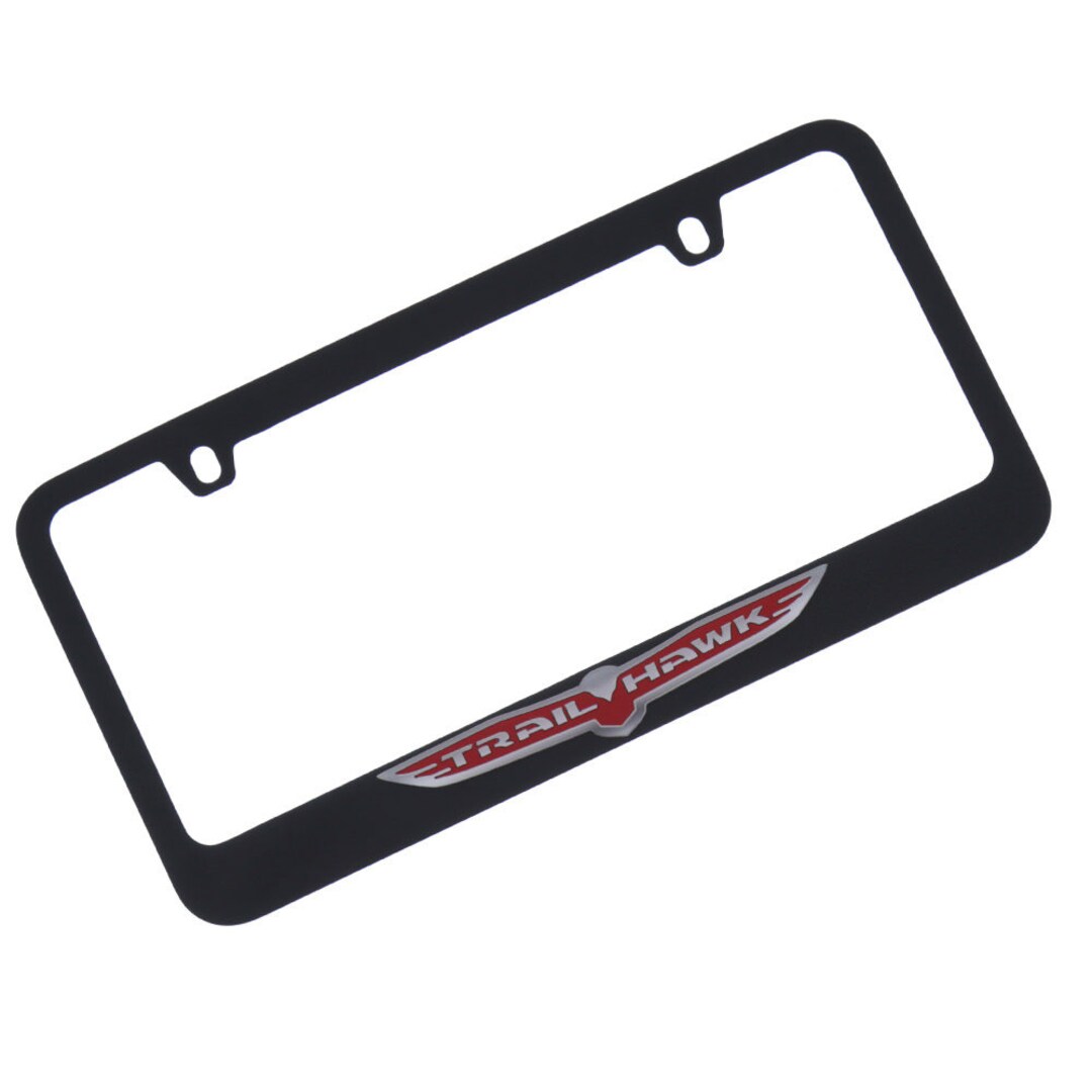 Jeep Trailhawk License Plate Frame black - Etsy