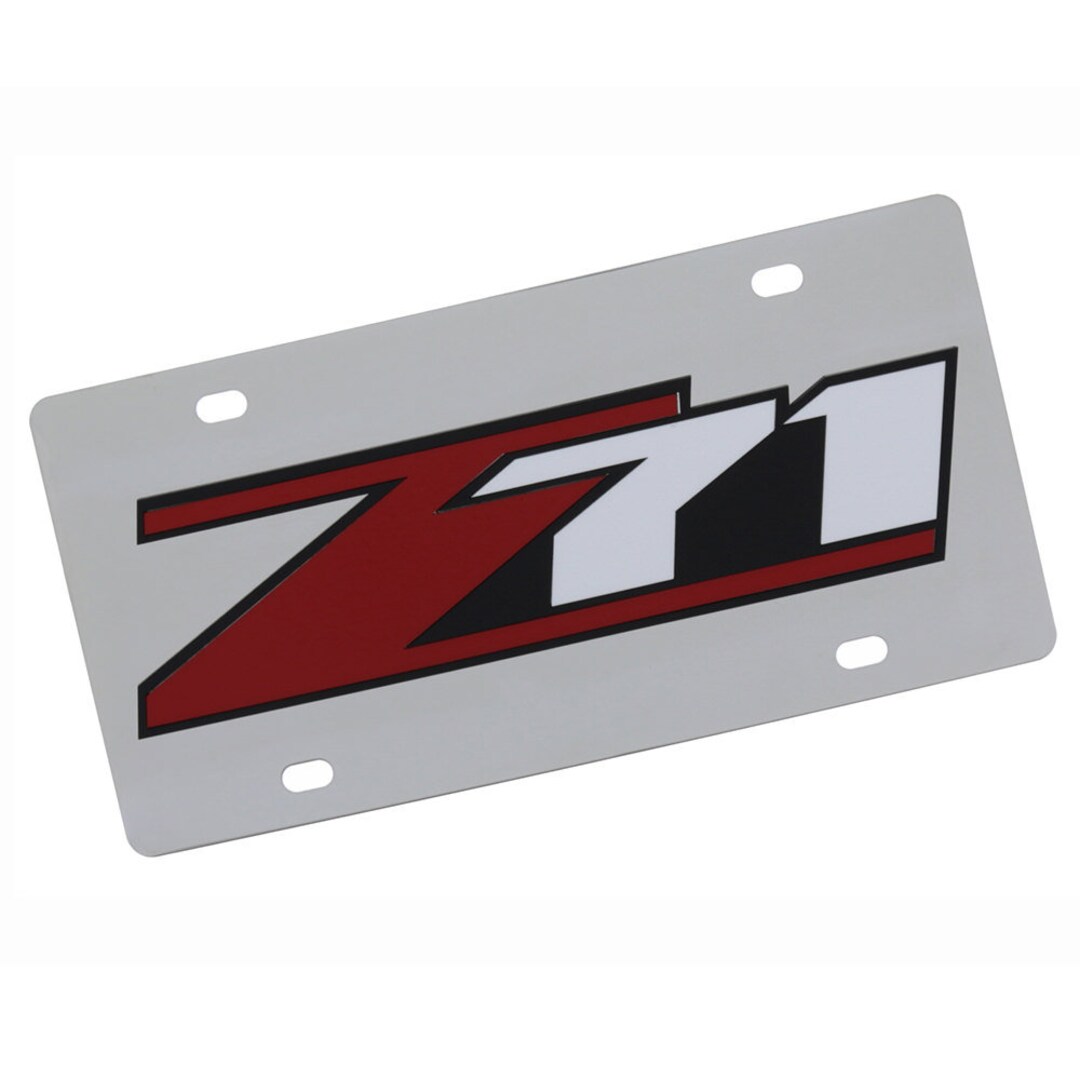 Chevy Z71 Badge License Plate chrome - Etsy