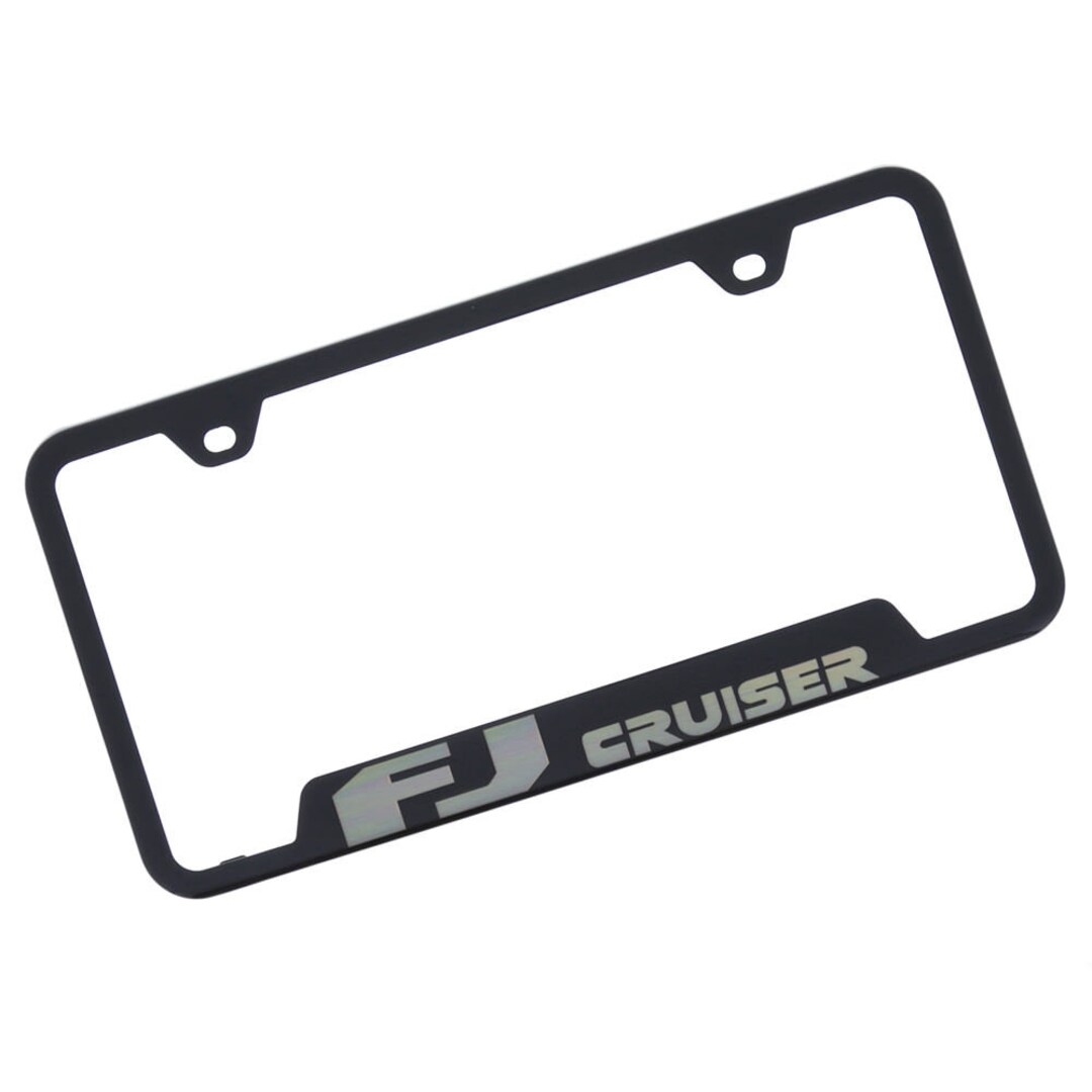 Toyota Fj Cruiser License Plate Frame black - Etsy