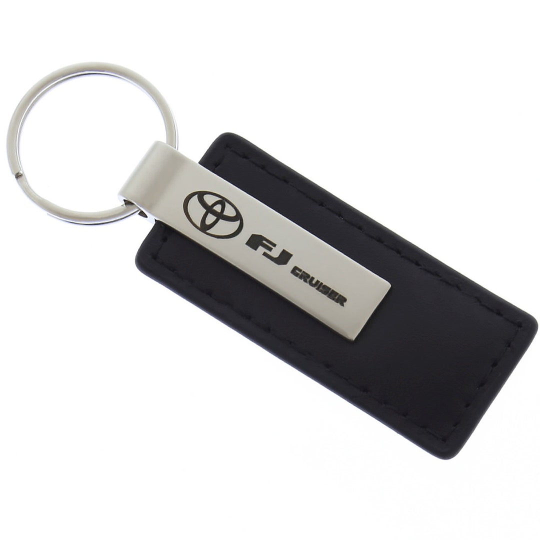 Toyota FJ Cruiser Leather Keychain black - Etsy