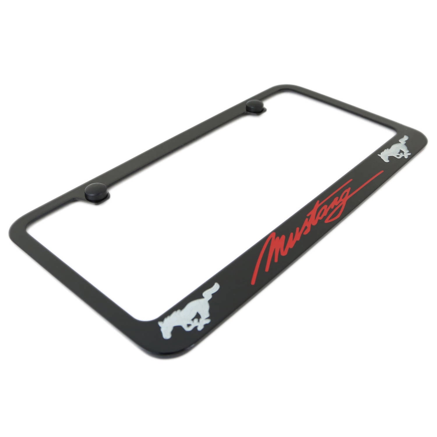 Electronics & Accessories License Plates Ford mustang red script dual ...