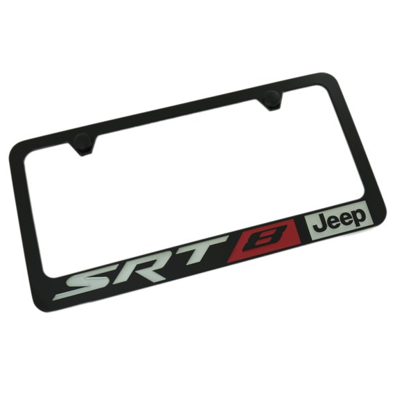 Jeep Srt8 License Plate Frame black - Etsy