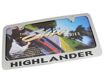 Highlander License Plate - Etsy