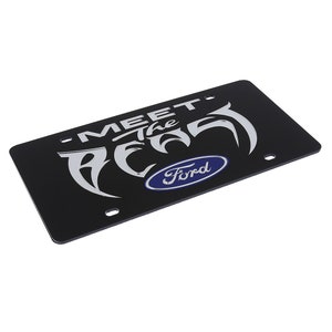 Ford Meet the Beast Logo License Plate black - Etsy