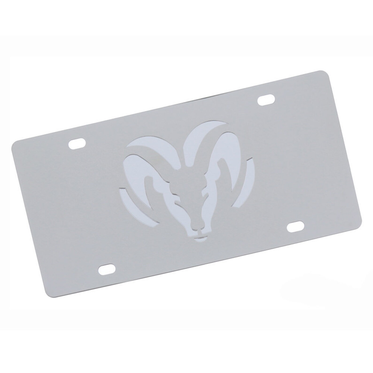 Dodge ram logo license plate chrome | Etsy