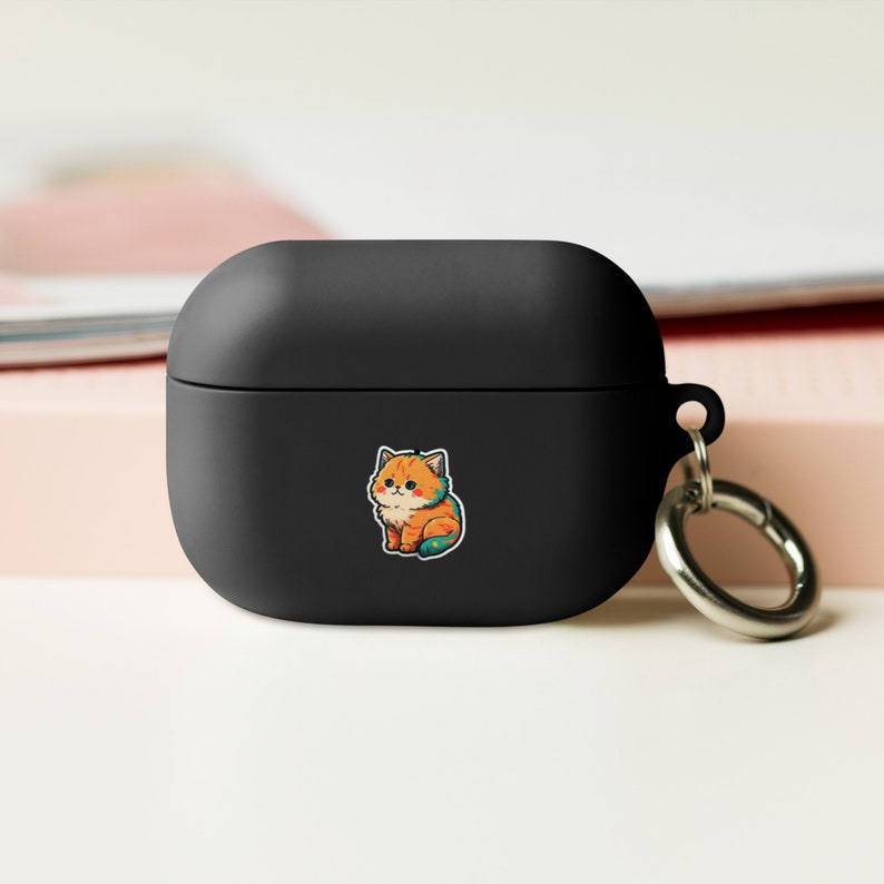 Cute Kawaii Cat Kitten AirPod and AirPod Pro Rubber Case - Adorable ...