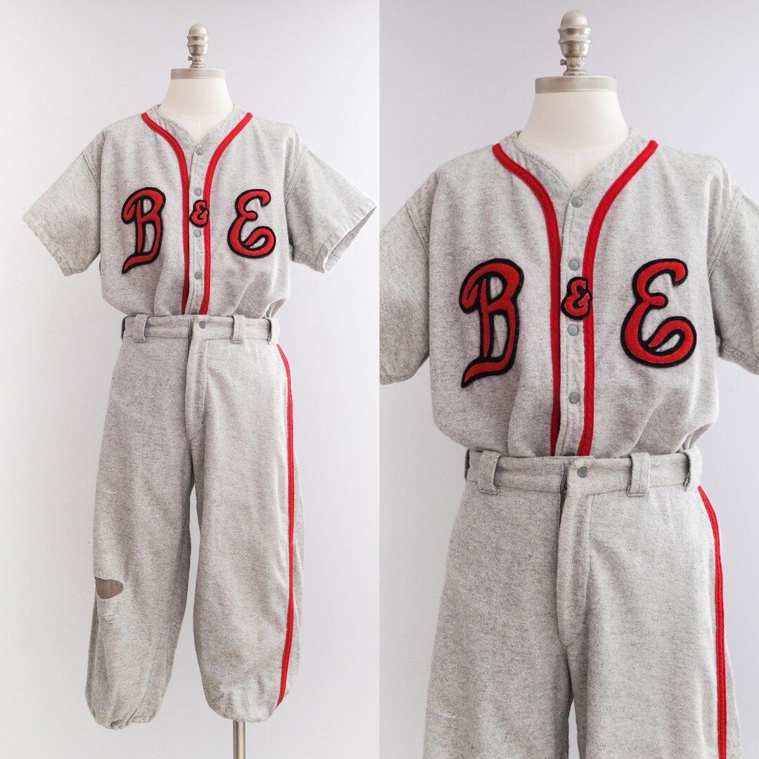 Vintage Late 1940’s/early 1950’s Wool Baseball Uniform • M - Etsy