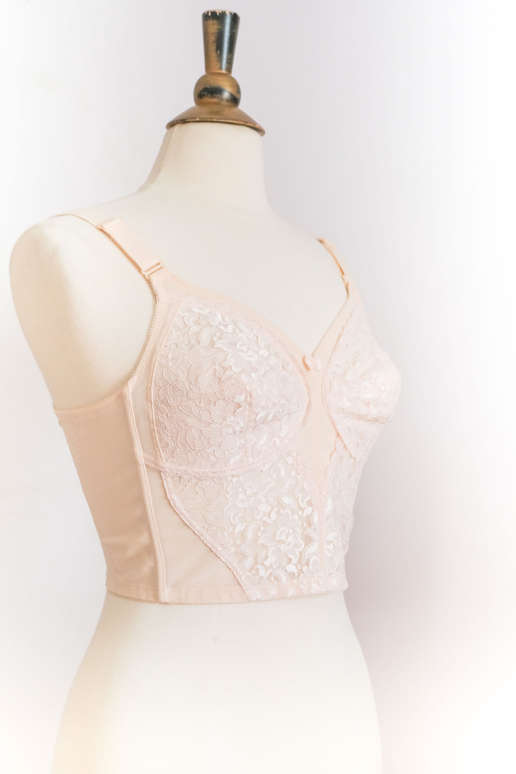 Vintage 1970s Triumph Lace Bustier Bra 34B - Etsy