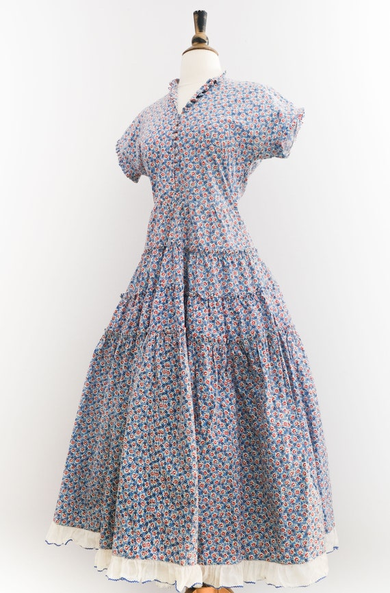 Vintage Late 1940’s/Early 1950’s Gail Whitley Ruffle … - Gem