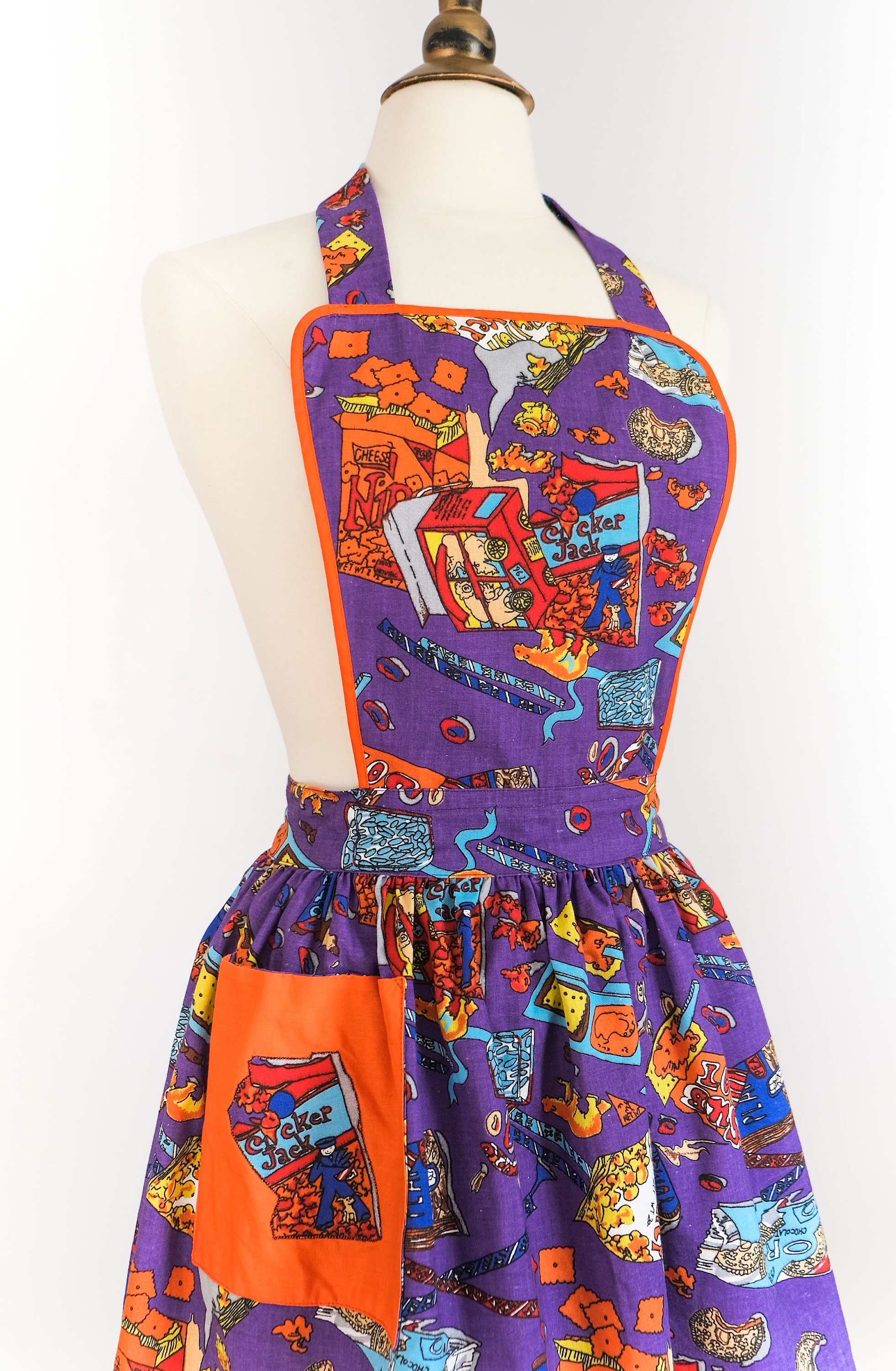 Vintage Late 70s/early 80s Junk Food Novelty Cotton Apron - Etsy