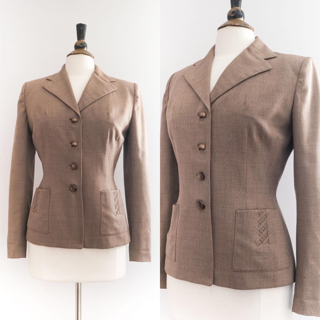Vintage 1940’s Pepper Lee Wool Blazer • S - Etsy
