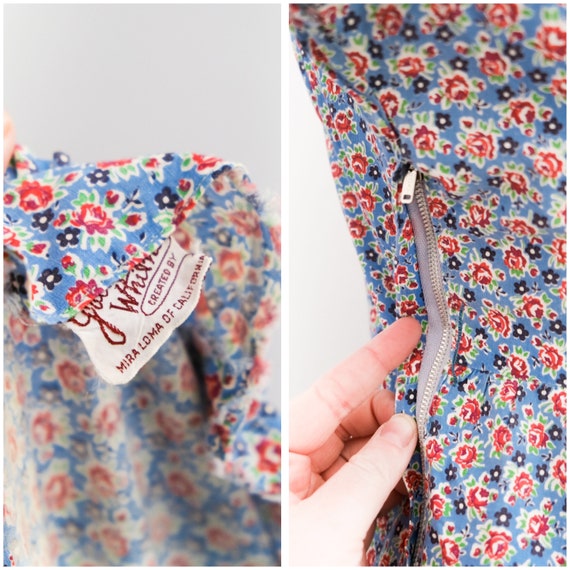 Vintage Late 1940’s/Early 1950’s Gail Whitley Ruffle … - Gem