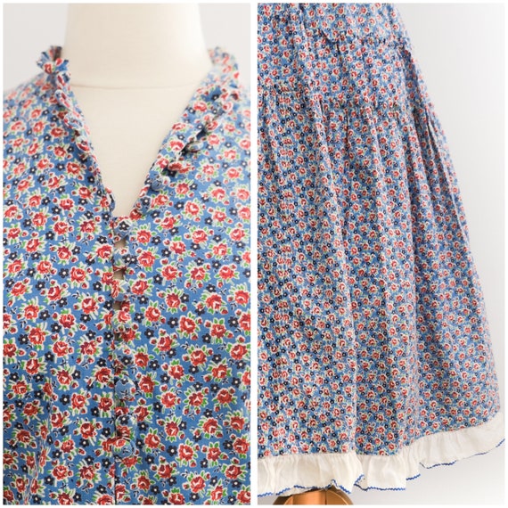 Vintage Late 1940’s/Early 1950’s Gail Whitley Ruffle … - Gem