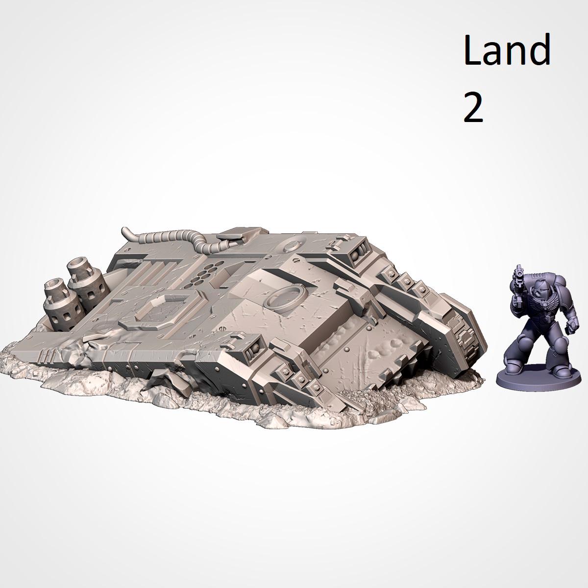Crashed Tanks Scatter Terrain for Warhammer - Etsy