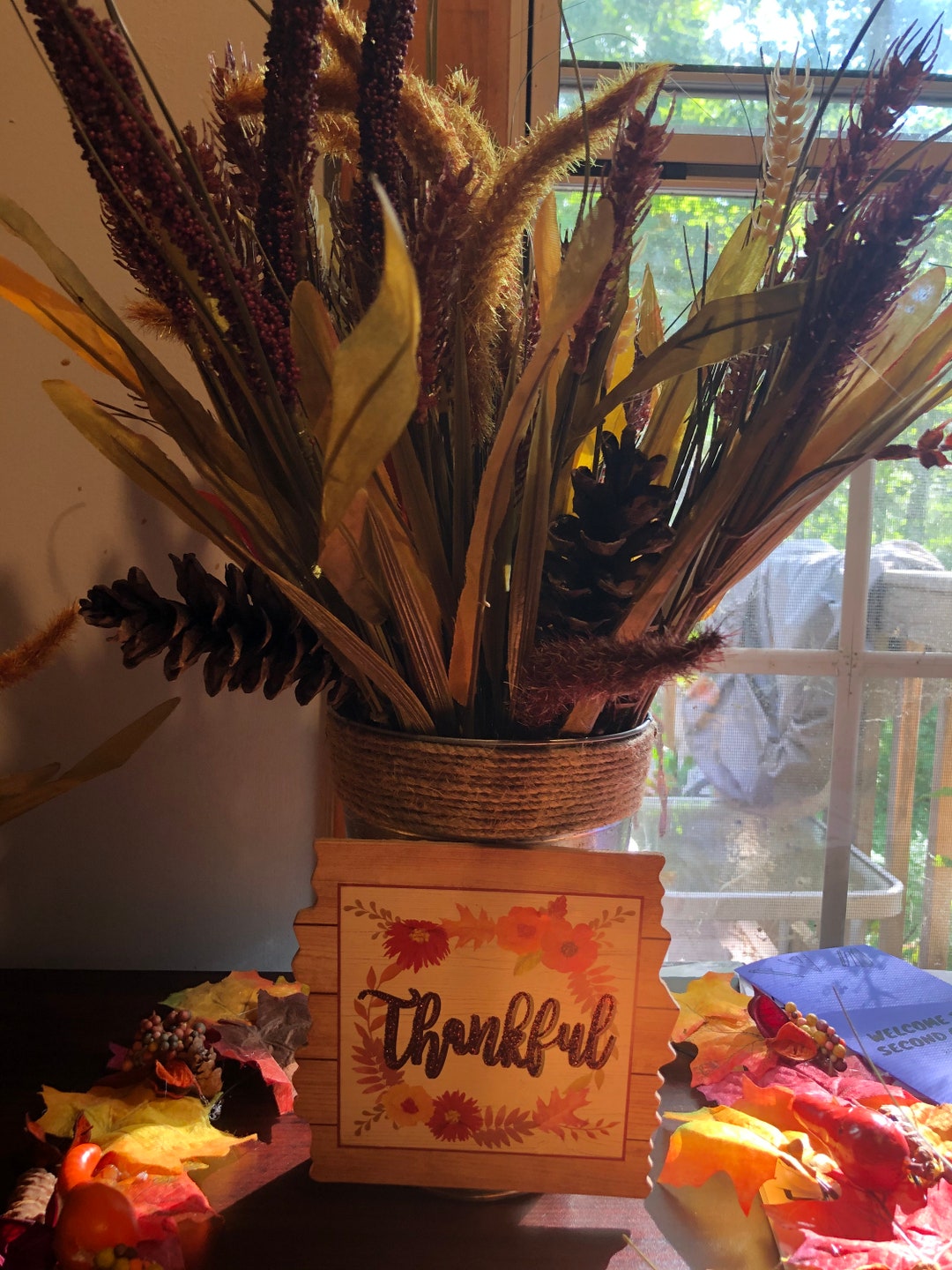Thankful Centerpiece - Etsy
