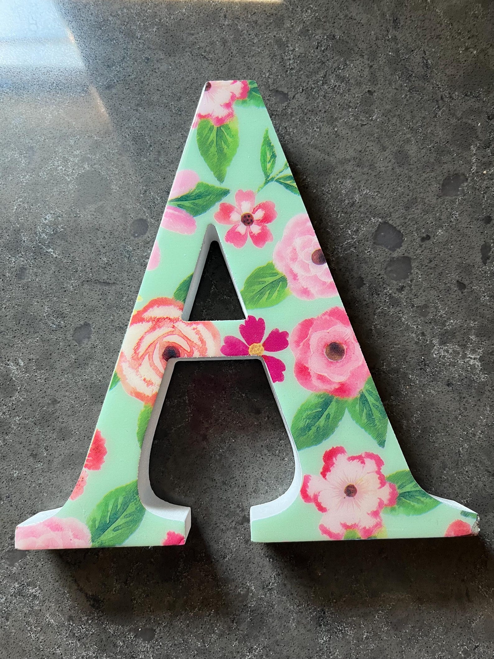 Letter A Wall Sign - Etsy