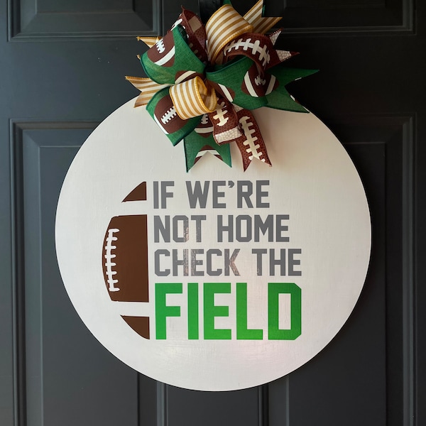 Football Door Hanger - Etsy