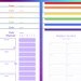 Colorful Daily Planner, Weekly Planner, Daily and Weekly Planner Bundle ...