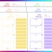 Colorful Daily Planner, Weekly Planner, Daily and Weekly Planner Bundle ...