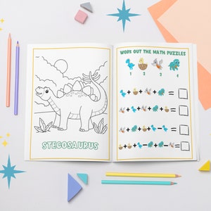 Dinosaur Activity Pages for Kids | Dinosaur Games | Printable Coloring ...