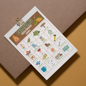 Nature Scavenger Hunt, Camping Treasure Hunt Printable, Scavenger Hunt ...