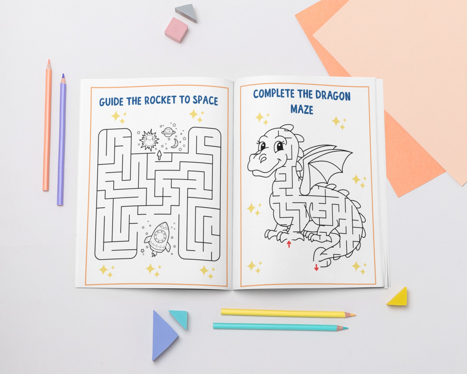 Printable Maze Activity Sheets for Kids | Perfect for Kindergarten and ...