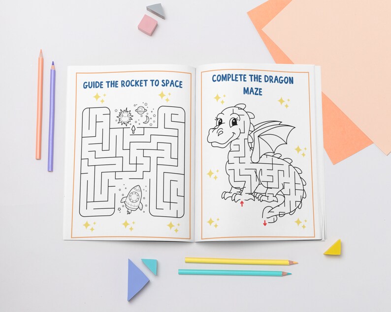 Printable Maze Activity Sheets for Kids | Perfect for Kindergarten and ...