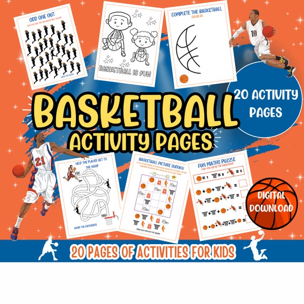 Basketball Printable - Etsy