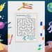 Space Themed Printable Activity Bundle for Kids, Space Party Games ...