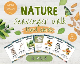 Camping Scavenger Hunt, Camping Hunt Printable, Scavenger Hunt for Kids ...