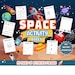 Space Themed Printable Activity Bundle for Kids, Space Party Games ...