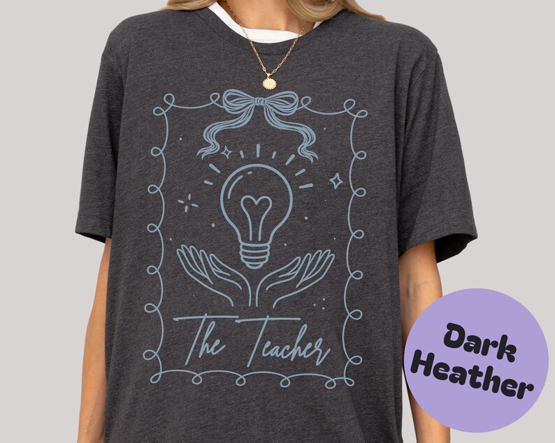 The Teacher Doodle Tarot Card Shirt, Education Gift, Tutor Gift ...