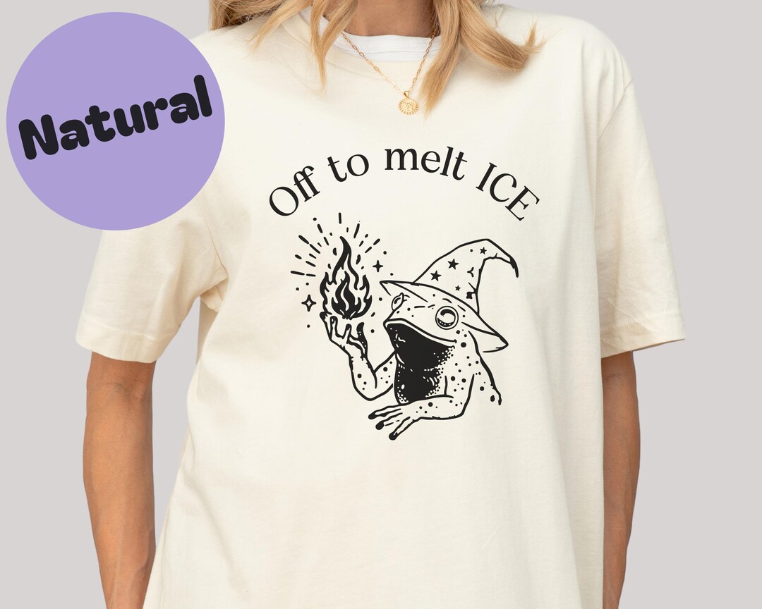 Funny Frog Anti ICE Protest Shirt, Melt ICE Pro Immigrant Shirt ...