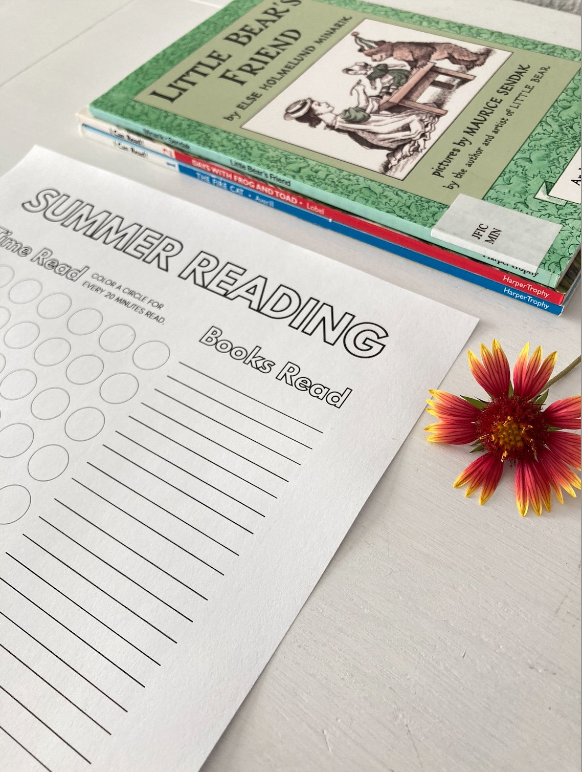 Summer Reading Challenge Log Chart Instant Download, Printable - Etsy