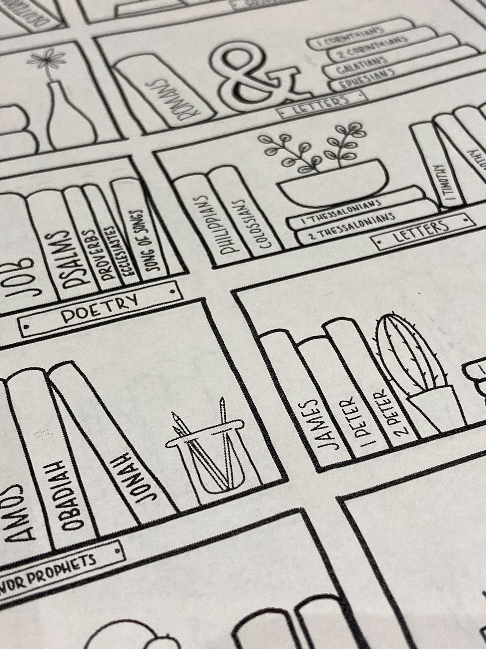 Books of the Bible Tracker | Printable Coloring Page | Old & New ...