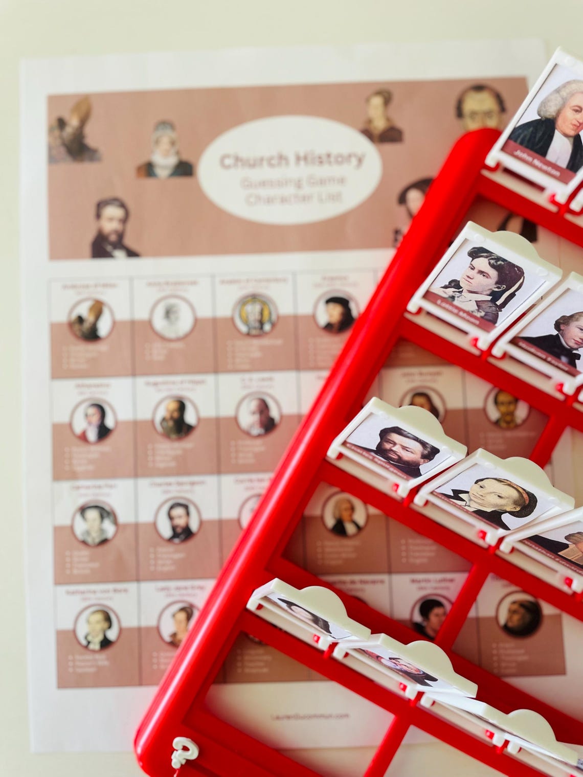 Printable Church History Guessing Game - Etsy