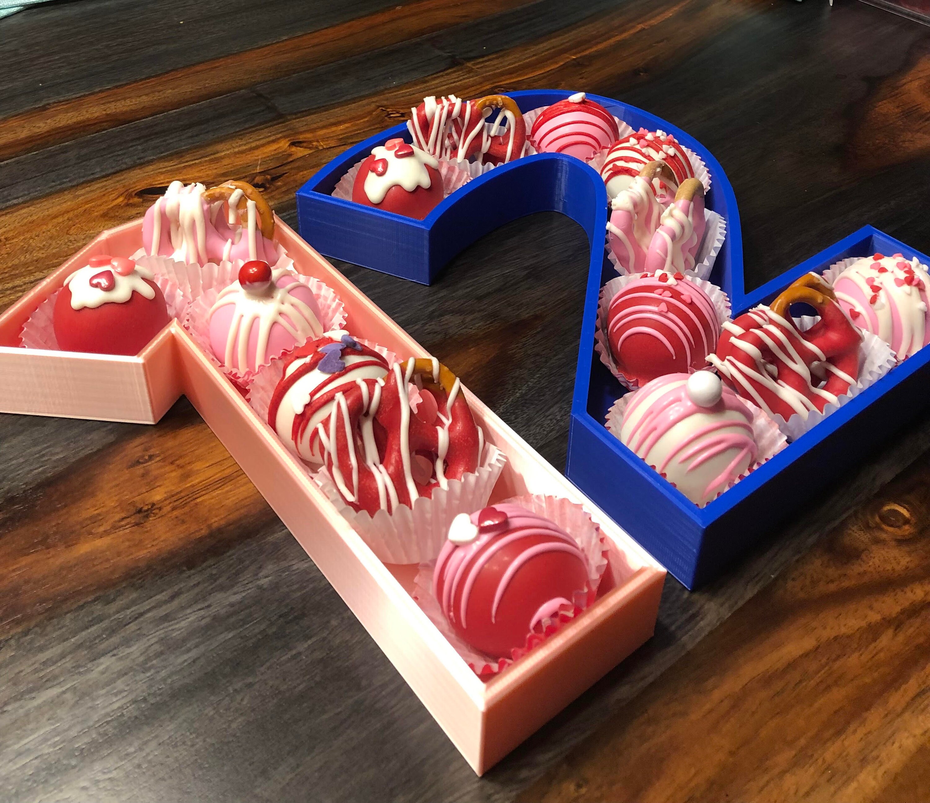 9 Inch Number Boxes for Charcuterie Treats Cake Balls - Etsy