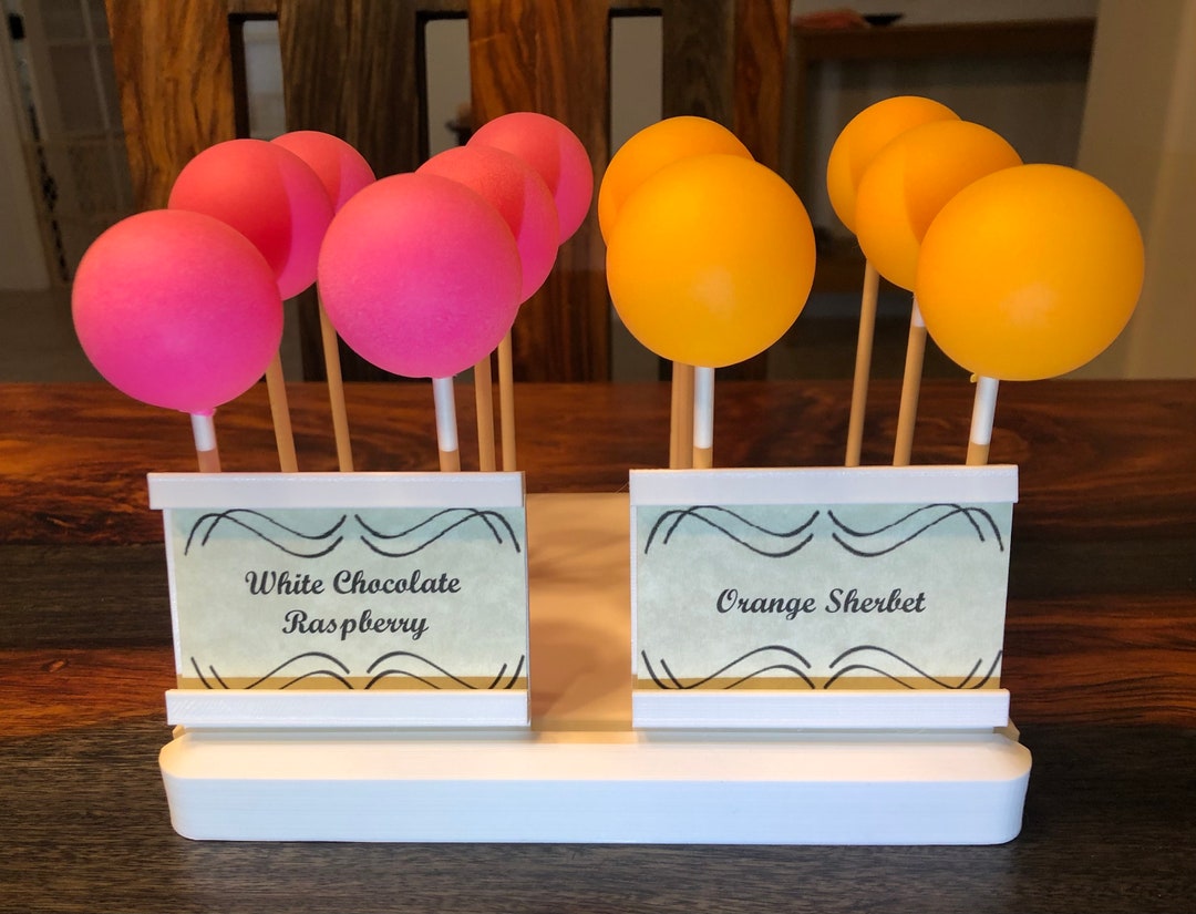 Flavor Sign for Use With Slotted Cake Pop Stands - Etsy