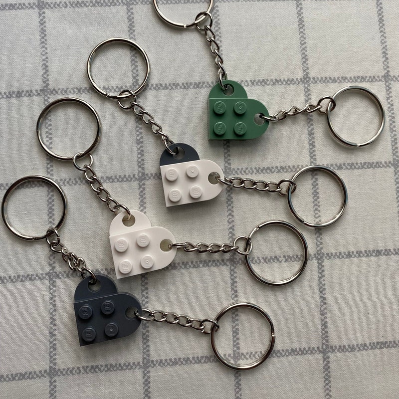 Couple Legos Keychain - Etsy