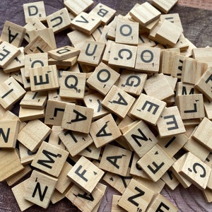 Individual Scrabble Letter Tiles | Scrabble Letters A to Z | You Pick ...
