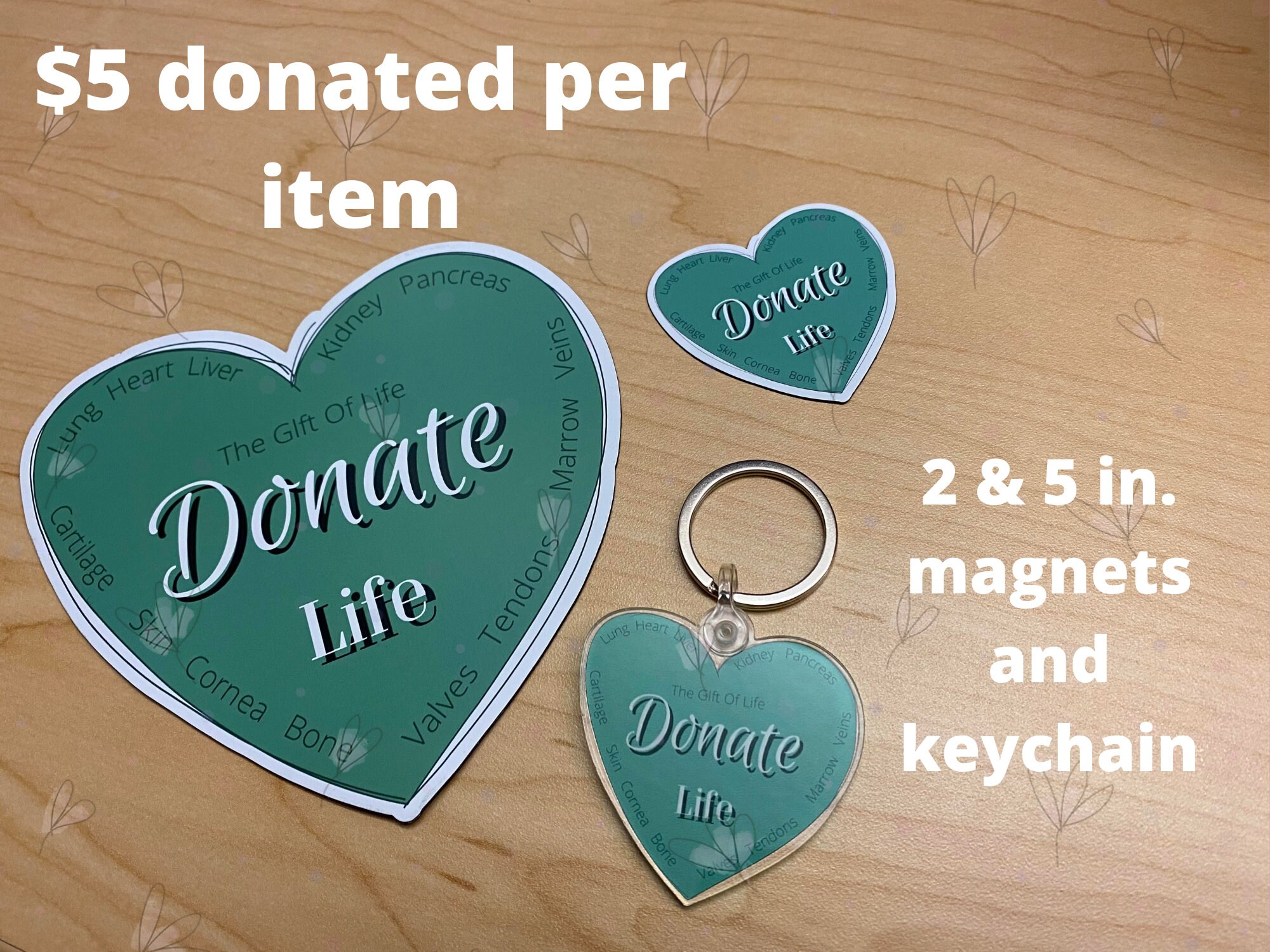 Donate Life Fundraiser Keychain and Magnet Sales Benefit the Gift of ...